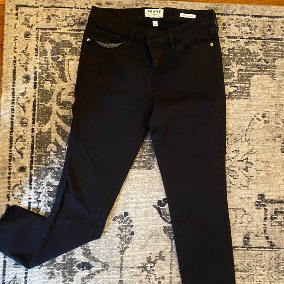 Frame Denim | Jeans | Frame Black Skinny Jeans | Poshmark